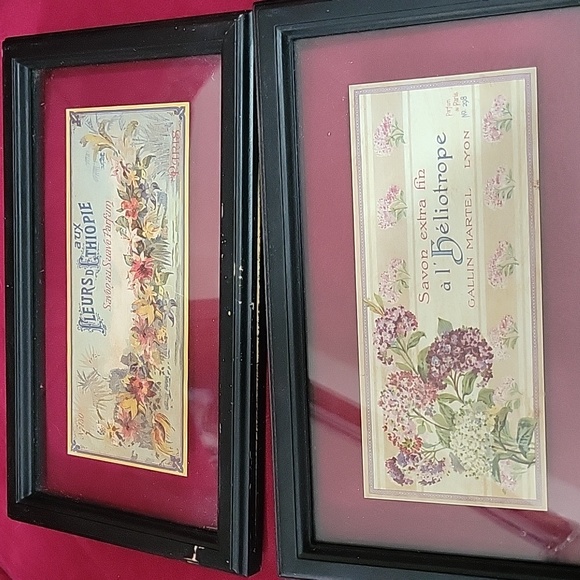 Accents | Vintage French Perfume Label Signs Bath Decor | Poshmark